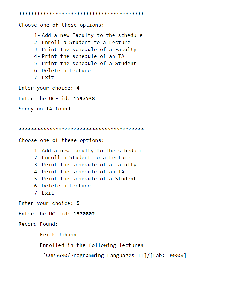 Solved Implement, in java, a scheduling system of | Chegg.com