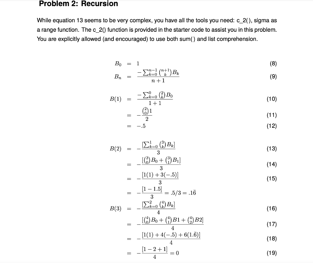 Solved While equation 13 seems to be very complex, you have | Chegg.com