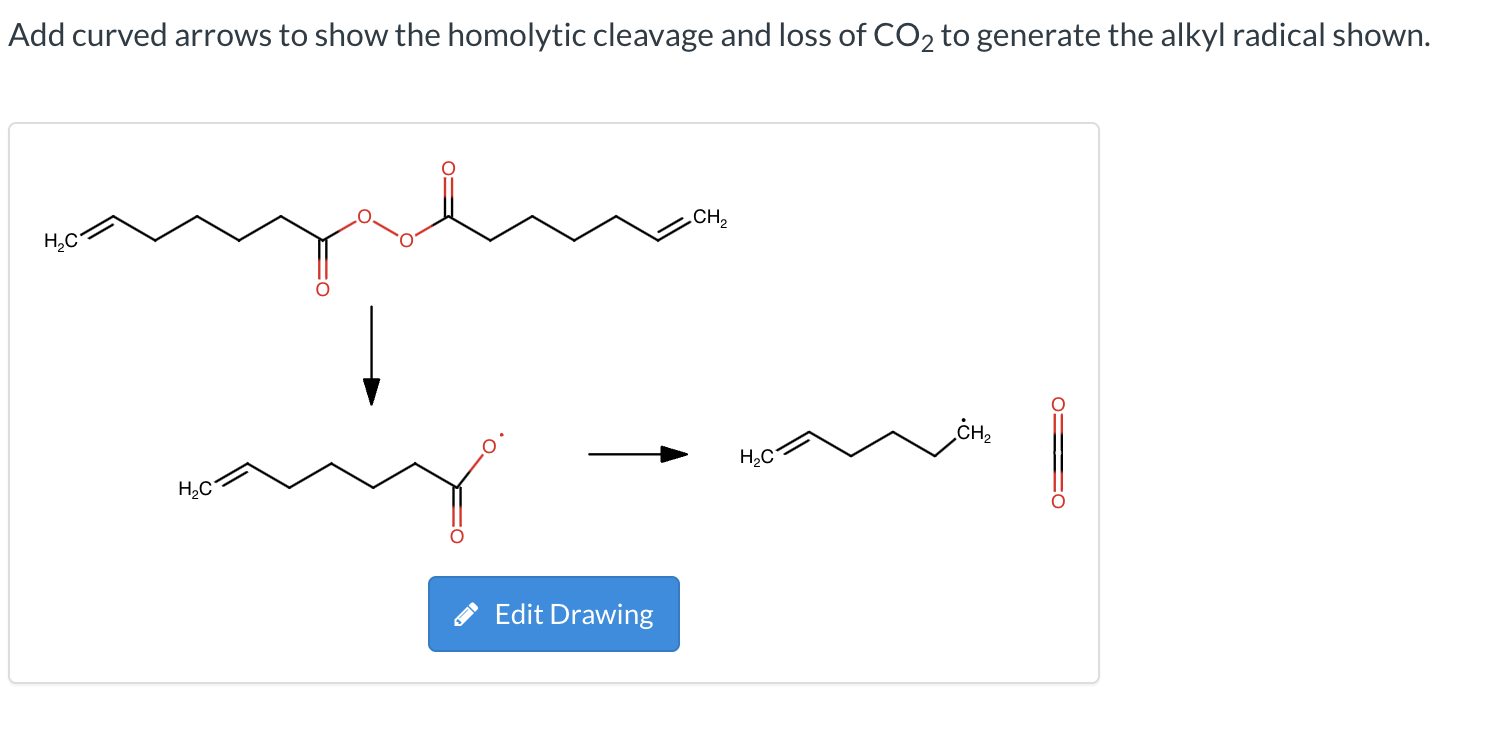 Solved When an acyl peroxide undergoes homolytic bond | Chegg.com