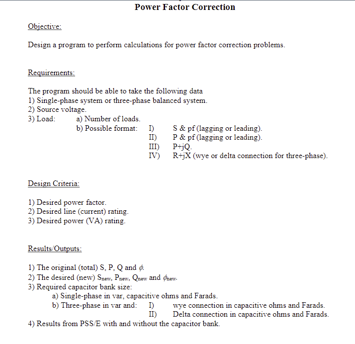 Solved Using Matlab and the PSS/E Program complete the | Chegg.com