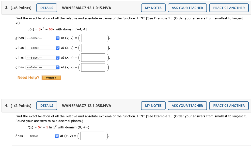 Solved Locate and classify all extrema in the graph. (By | Chegg.com