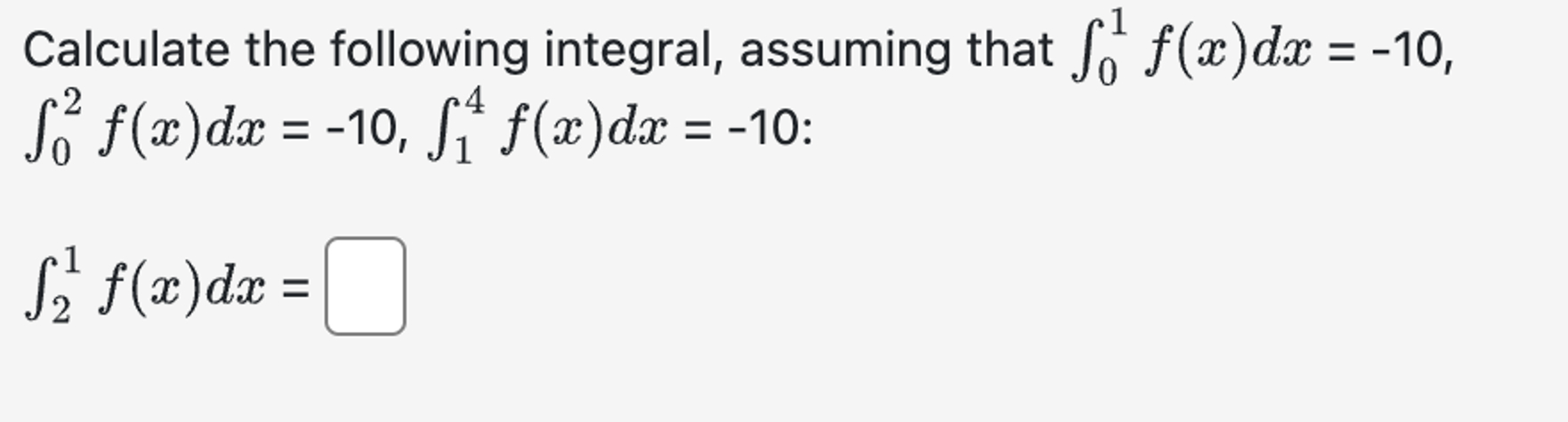 Solved Calculate the following integral, assuming that | Chegg.com