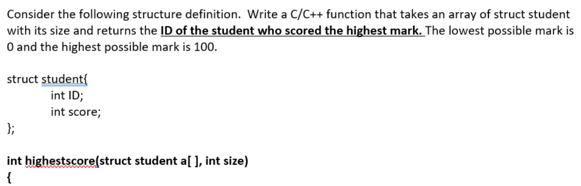 Solved Write a complete C/C++ program that opens the file | Chegg.com