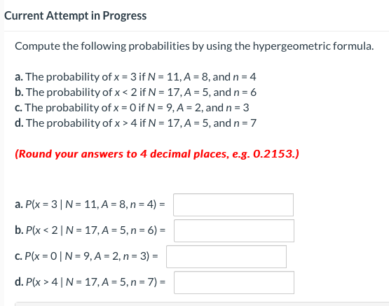 Solved Compute the following probabilities by using the | Chegg.com