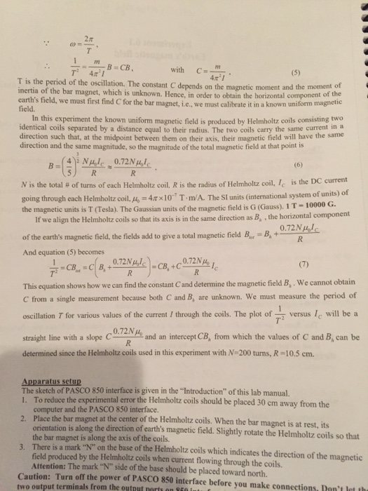 Solved Table 1 Fitting parameters (with units) from the | Chegg.com