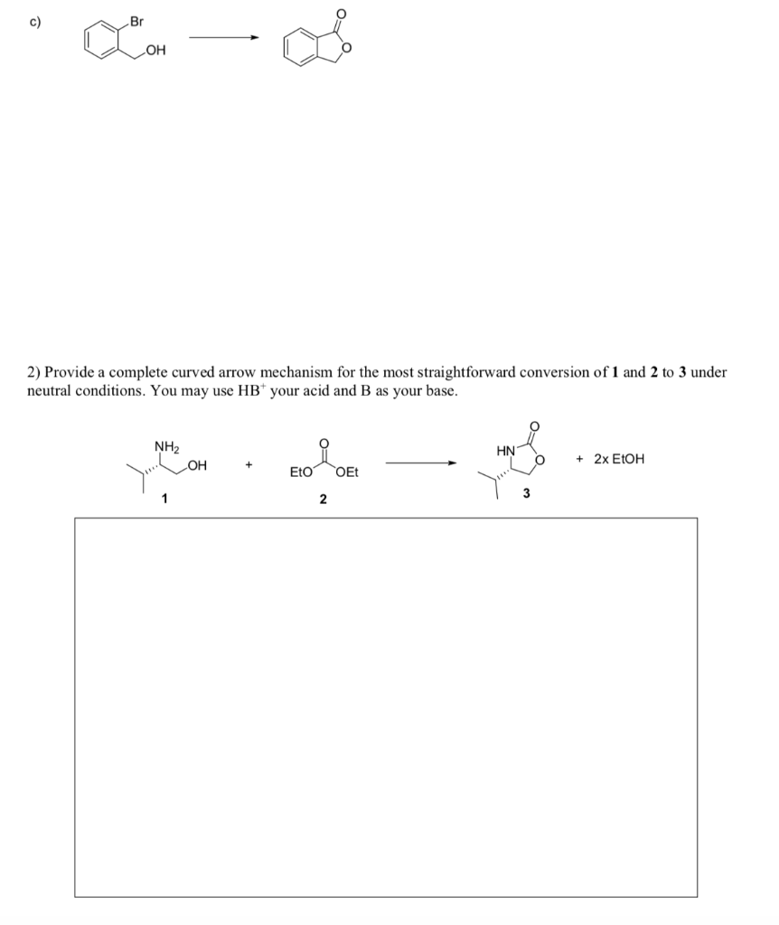 Solved 1) Propose a sequence of reactions that efficiently | Chegg.com