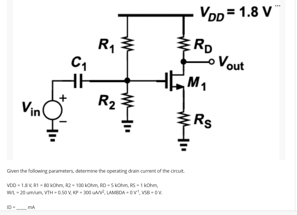 Solved Given the following parameters, determine the | Chegg.com