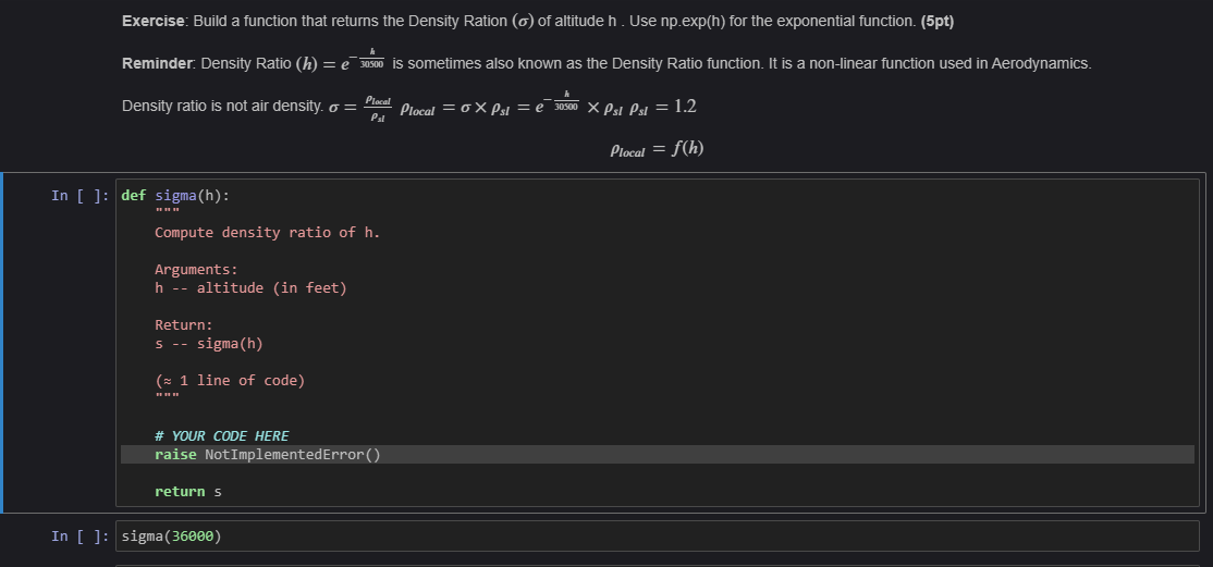 Solved Exercise: Build a function that returns the Density | Chegg.com