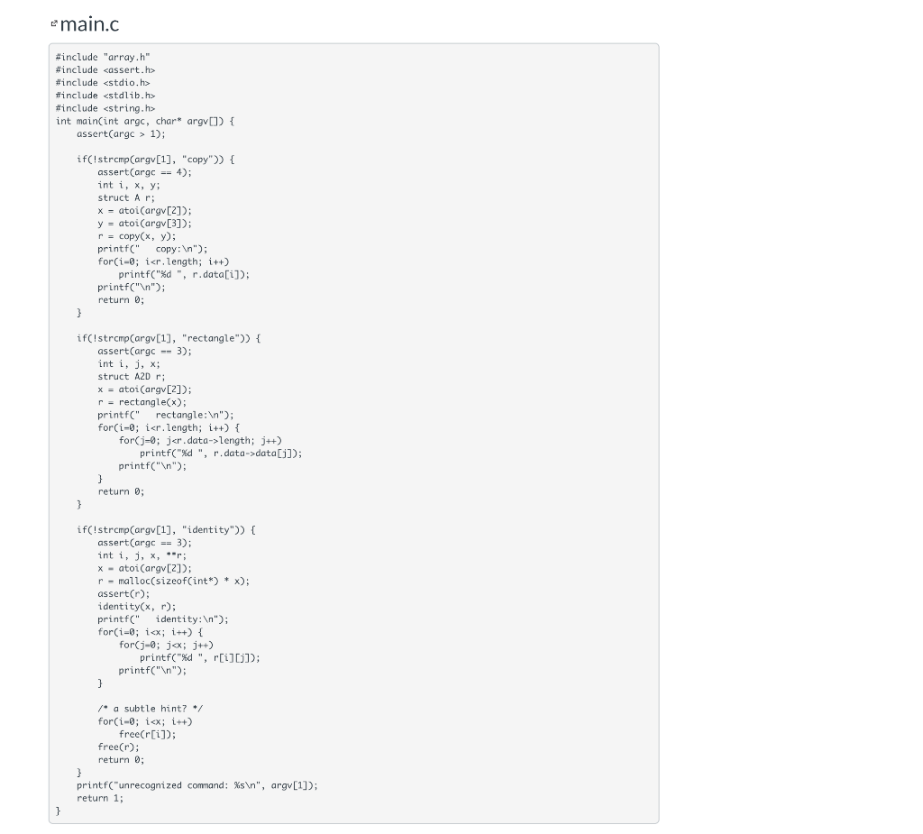 Multi-Dimensional Arrays This exercise is about: • | Chegg.com