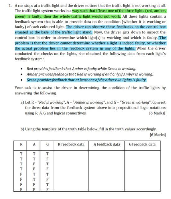 Solved 1. A car stops at a traffic light and the driver | Chegg.com