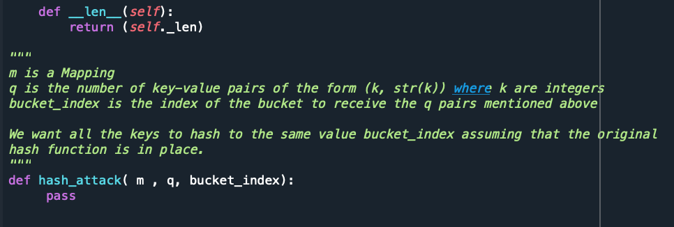 Solved Elass Entry: def __init__(self, key, value): self.key | Chegg.com