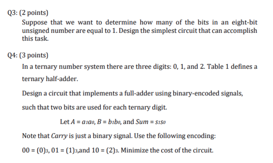 Solved Q3: (2 points) Suppose that we want to determine how | Chegg.com