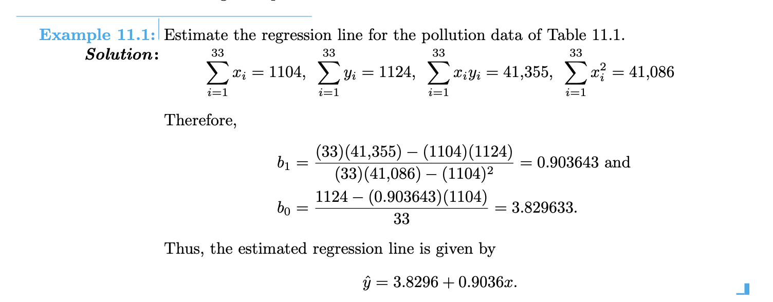 Solved Question is - How did they calculate the value of Sxx | Chegg.com