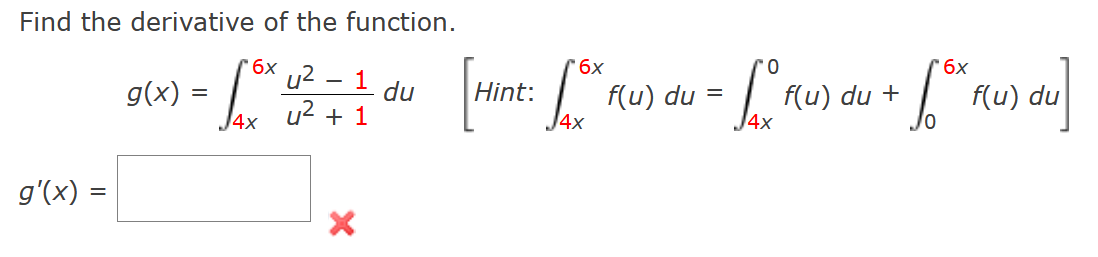 Solved Find the derivative of the function. | Chegg.com