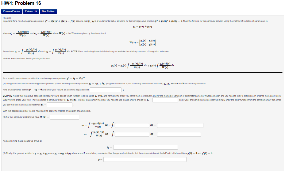 Solved HW4: Problem 15 Previous Problem Problem List Nect | Chegg.com