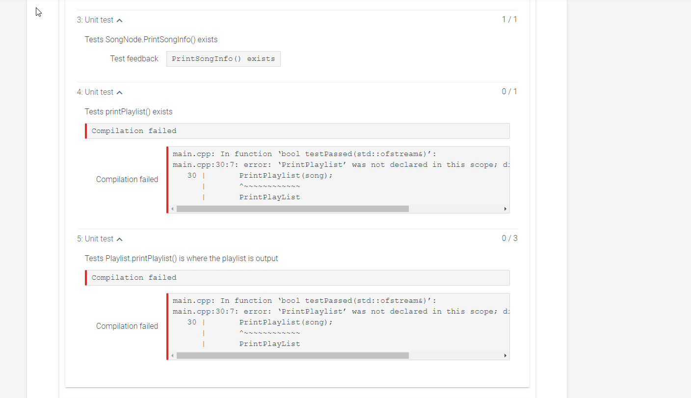 Solved Given main(), complete the SongNode class to | Chegg.com