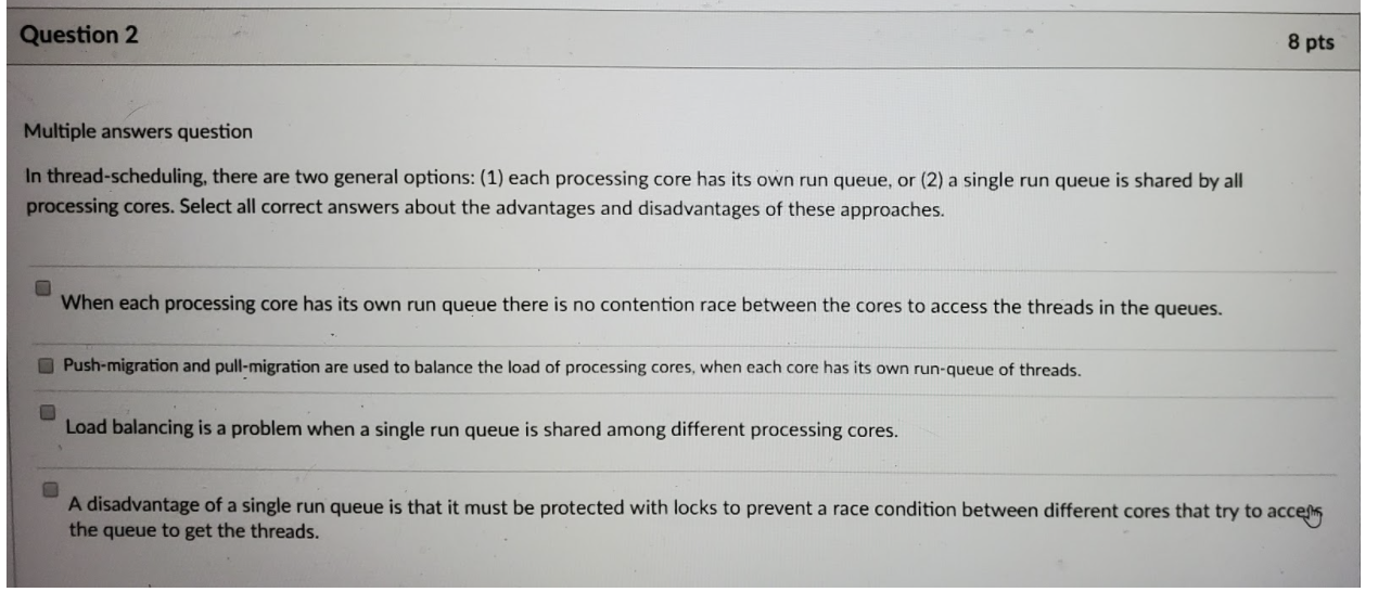 Solved Question 2 8 pts Multiple answers question In | Chegg.com