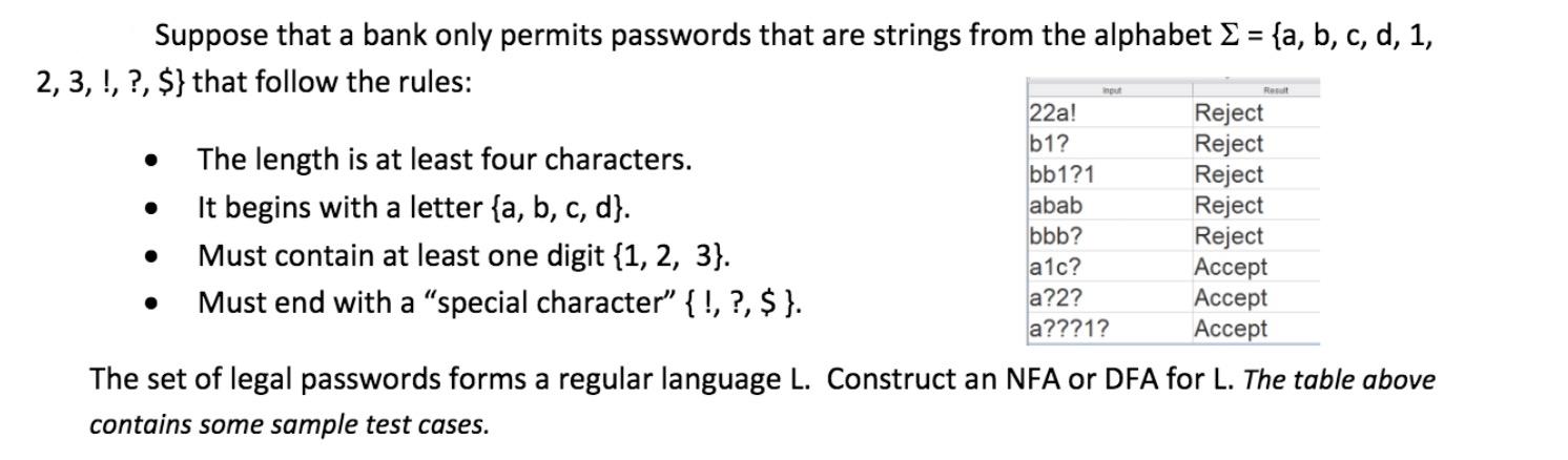 Solved we are required to submit a JFLAP files for this | Chegg.com