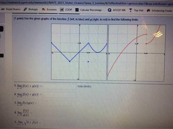 Solved s//webwork.uprm.edu/webwork2/MATE 3021_Victor | Chegg.com