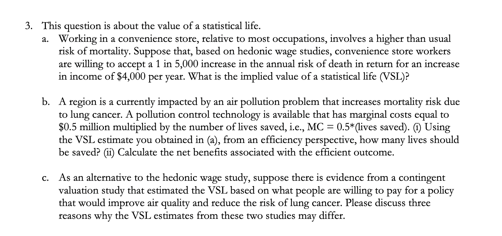 Solved 3. This question is about the value of a statistical | Chegg.com