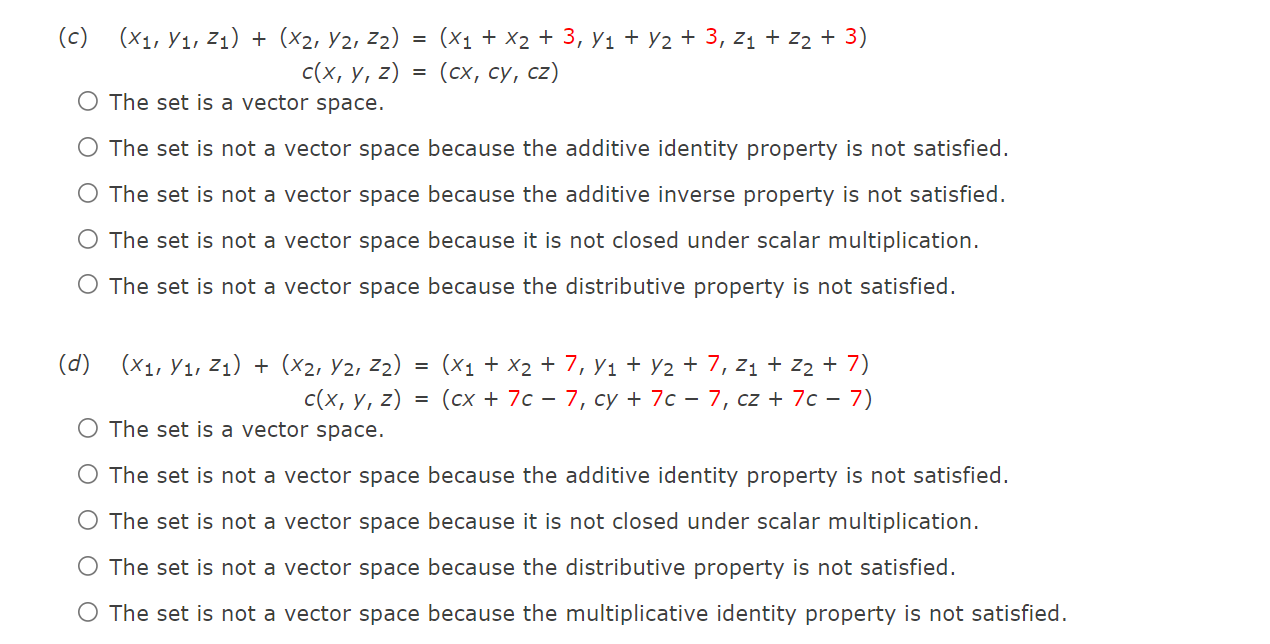 Solved Rather than use the standard definitions of addition | Chegg.com