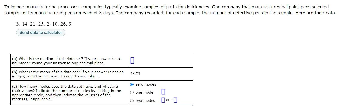 Solved To inspect manufacturing processes, companies | Chegg.com