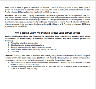 Solved Analyze the glwen problems then formulate the | Chegg.com