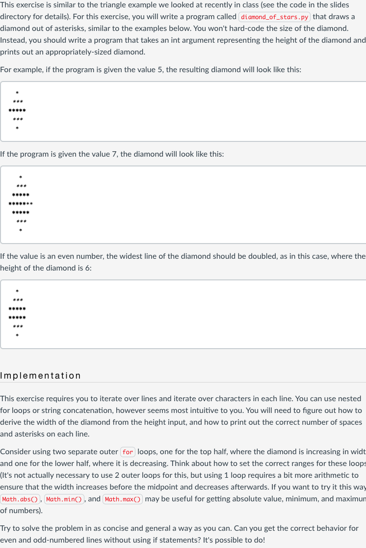 Solved Programming Exercise 1 Triangular Numbers Write A Chegg
