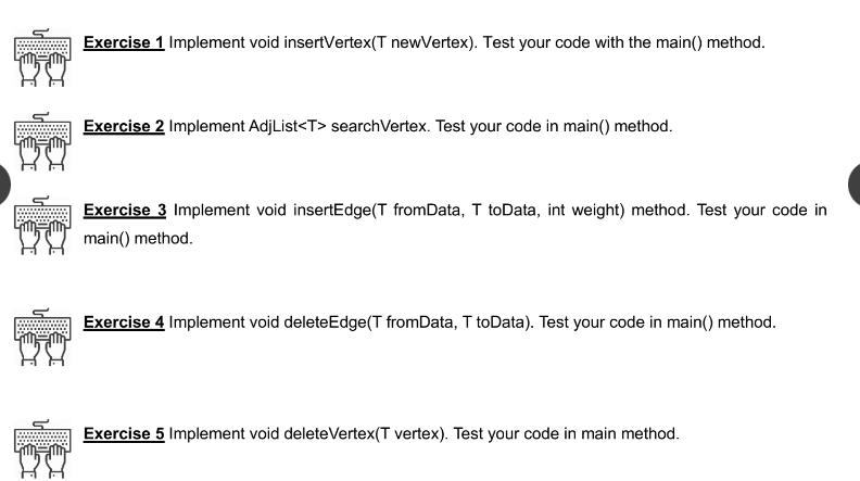 Solved Graph.java public class Graph { AdjList | Chegg.com