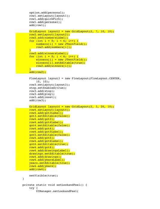 Solved LottoMadness.java 1 Create the file for the program | Chegg.com