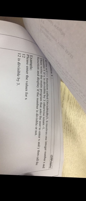 Solved Write a C++ function called Divisible By 3, it | Chegg.com