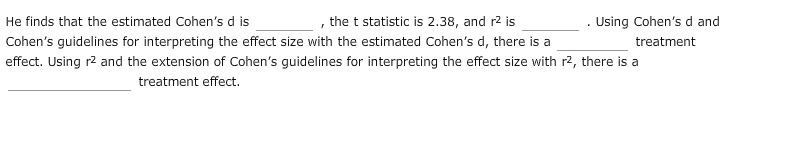 Solved 8. Effect size - Cohen's d and r squared Aa Aa An | Chegg.com