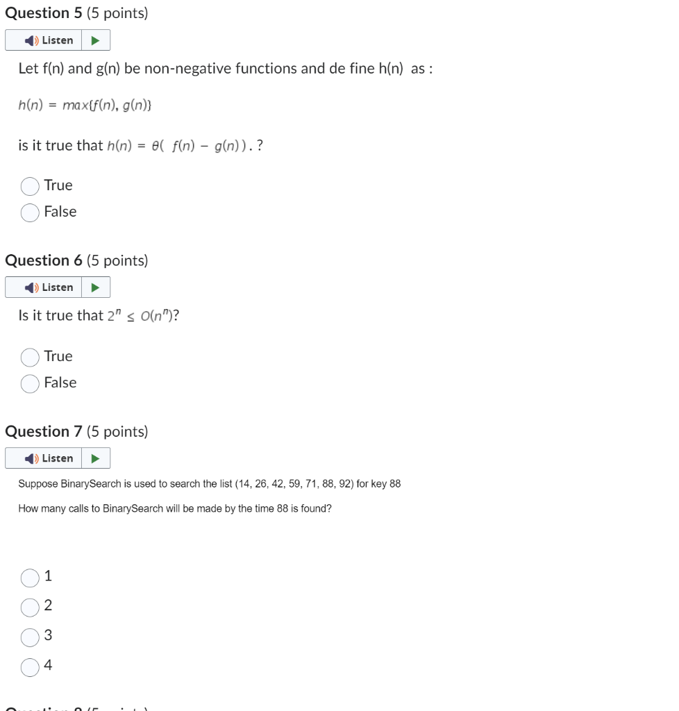 Solved Let f(n) and g(n) be non-negative functions and de | Chegg.com