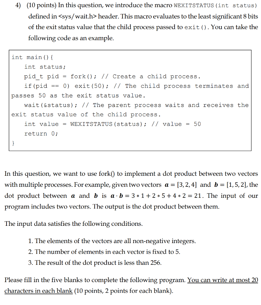 Solved 4) (10 points) In this question, we introduce the | Chegg.com