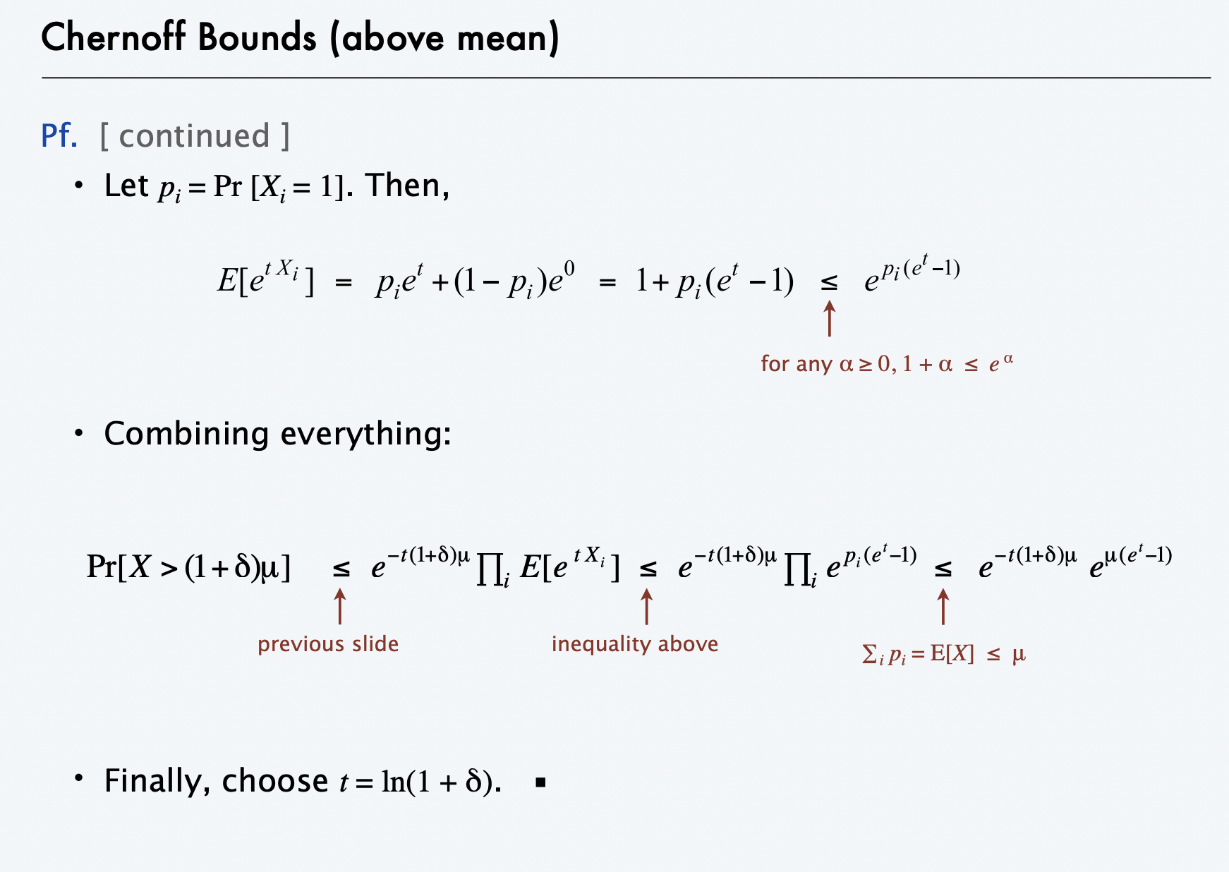 Solved This problem is suppose to be solve by using Chernoff | Chegg.com