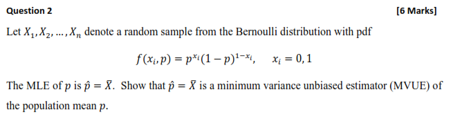 Solved Let X1,X2,…,Xn denote a random sample from the | Chegg.com