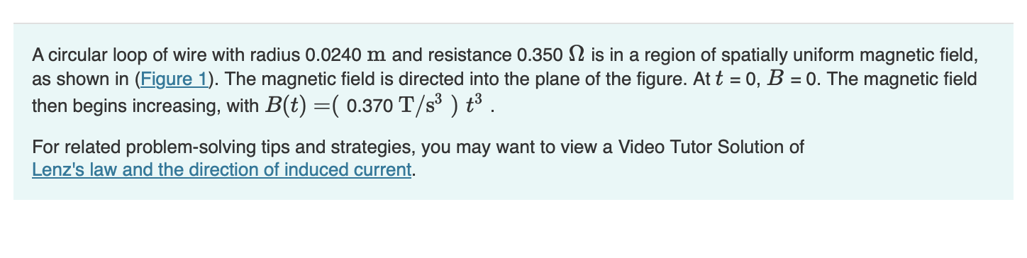 Solved A circular loop of wire with radius 0.0240 m and | Chegg.com