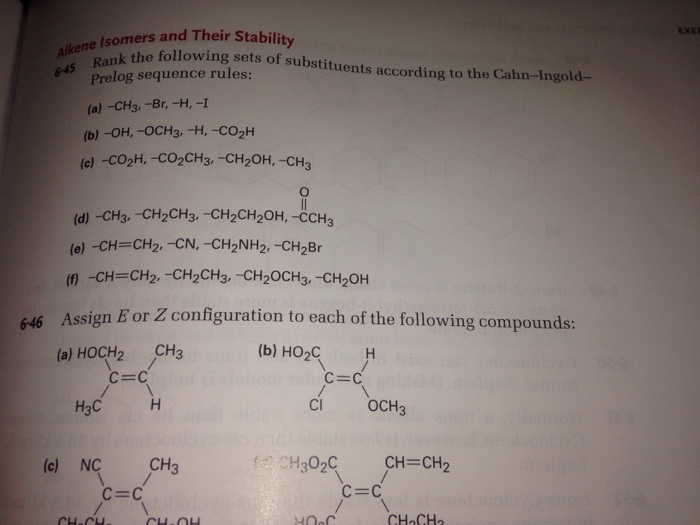 Solved Rank the following sets of substituents according to | Chegg.com