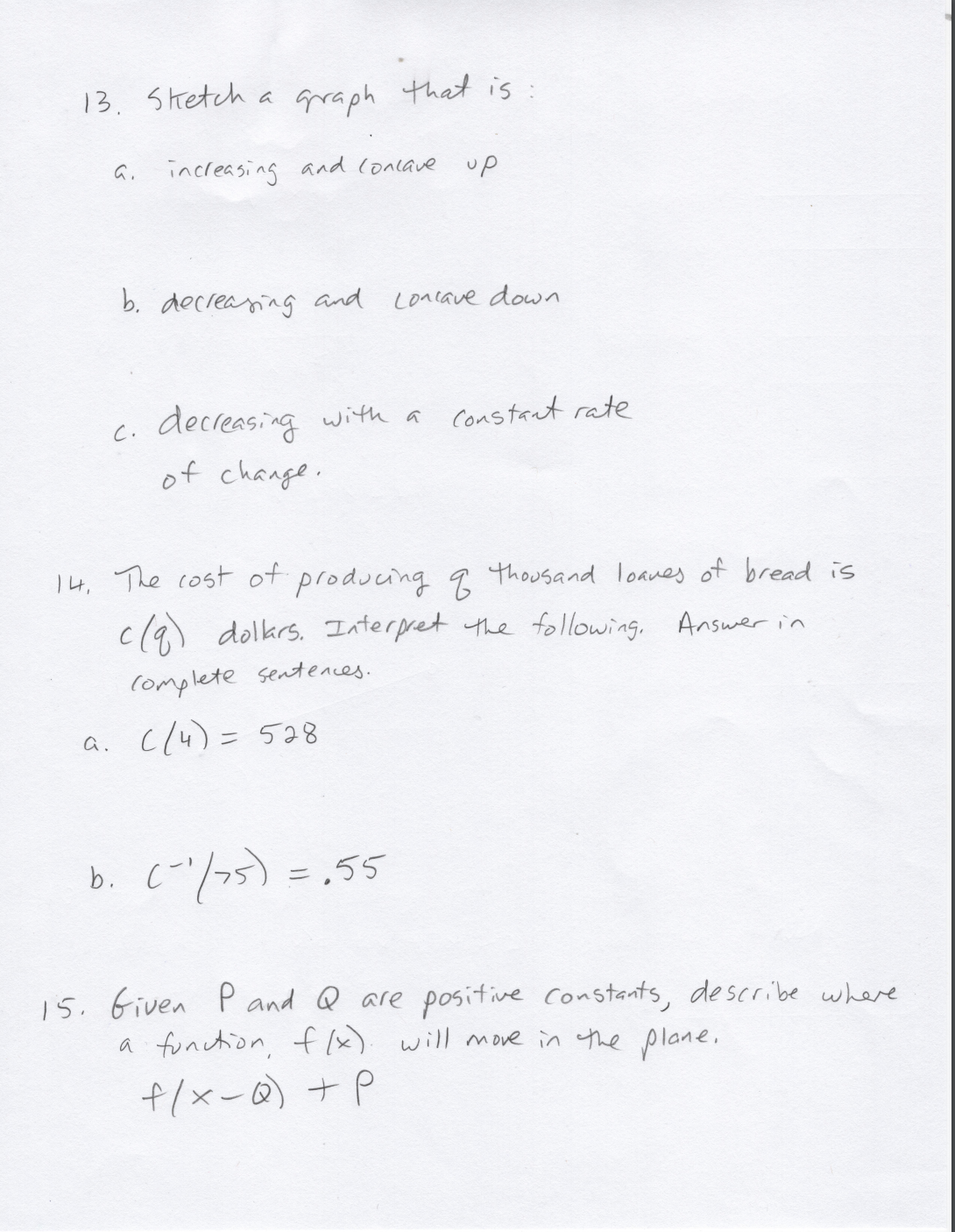 Solved Please help me solve these math quesions while | Chegg.com