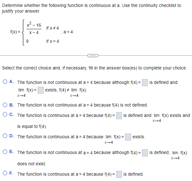 Solved Determine whether the following function is | Chegg.com