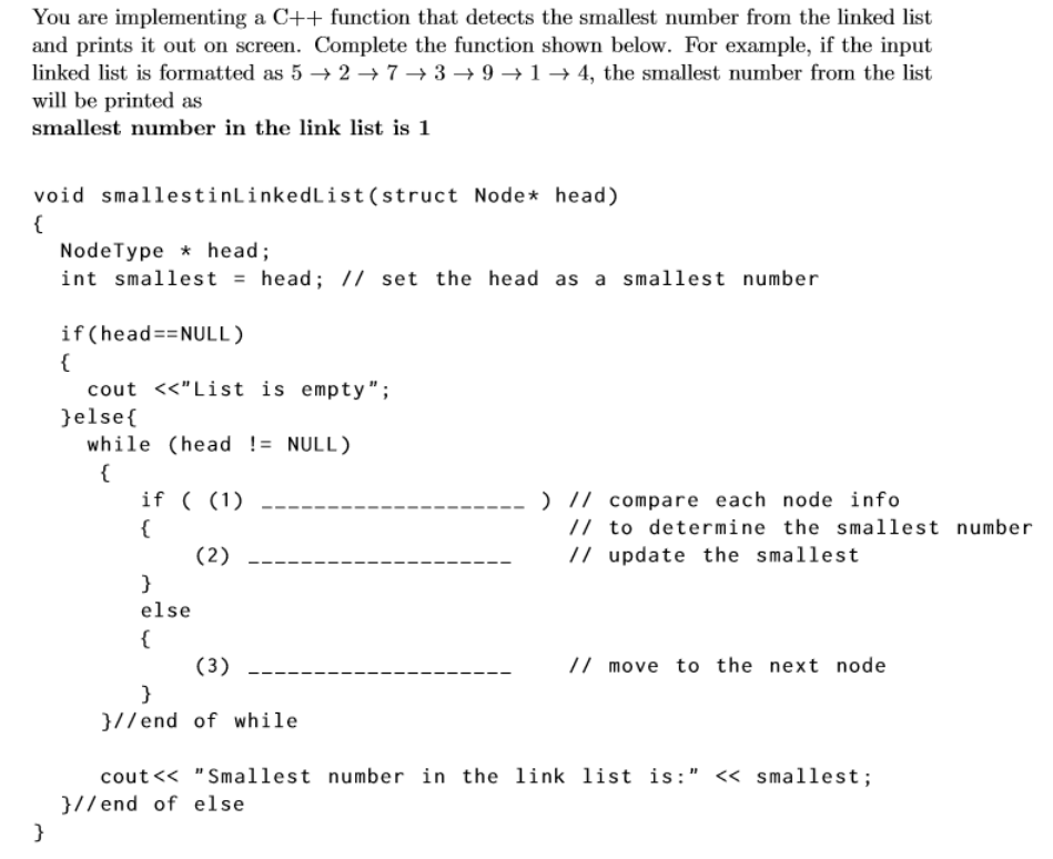 Solved You are implementing a C++ function that detects the | Chegg.com