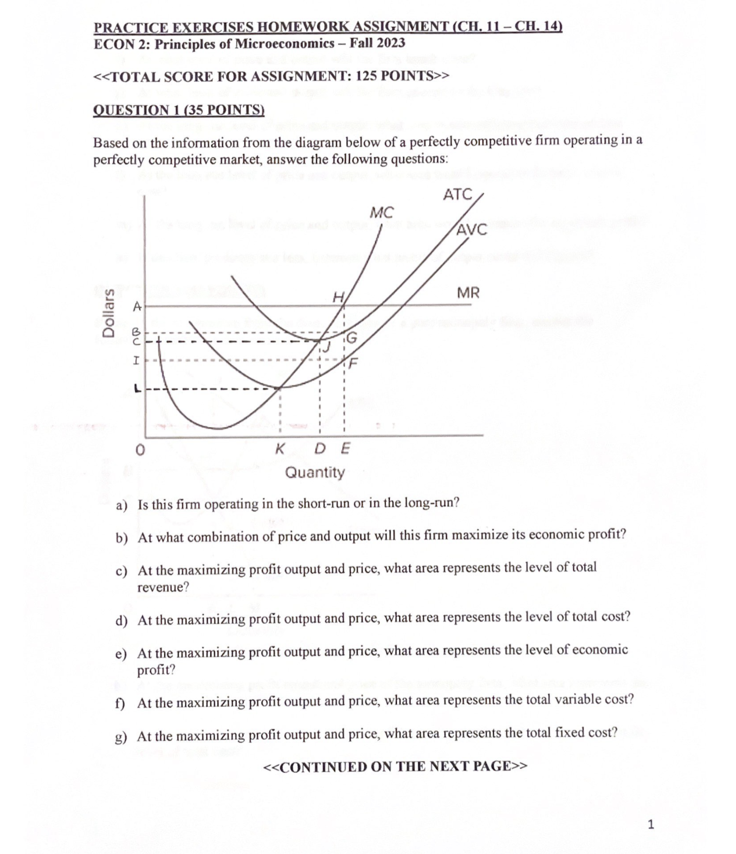 Solved PRACTICE EXERCISES HOMEWORK ASSIGNMENT (CH. 11 - CH. | Chegg.com