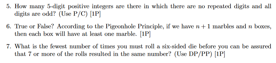 Solved 5. How many 5-digit positive integers are there in | Chegg.com