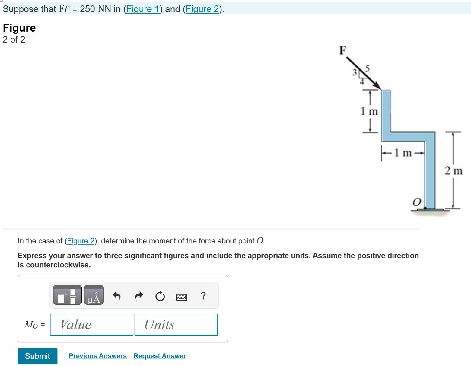 Solved Figure2 ﻿of 2In the case of (Figure 2), ﻿determine | Chegg.com