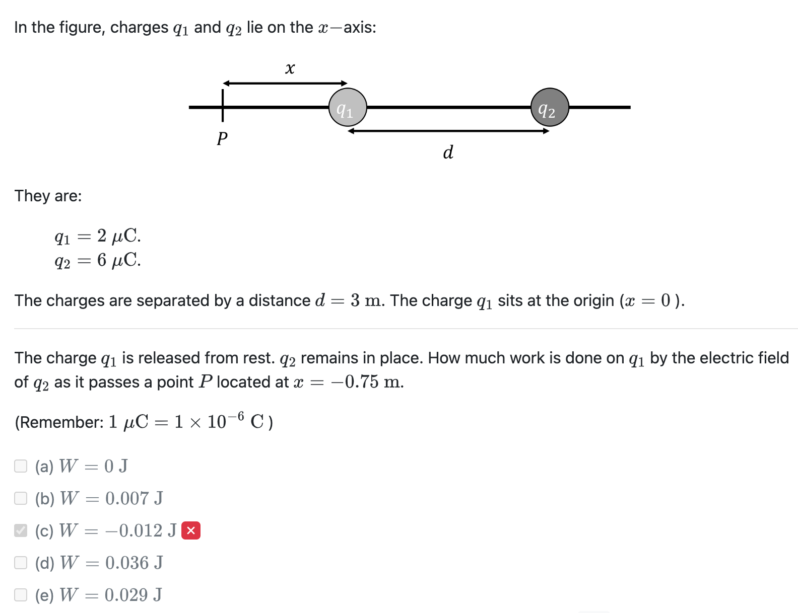 Solved In the figure, charges q1 and q2 lie on the x-axis: | Chegg.com