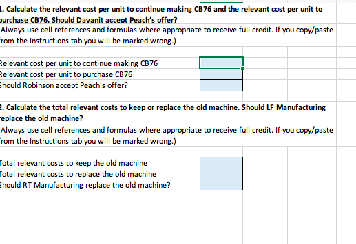 Solved 1. Calculate the relevant cost per unit to continue | Chegg.com