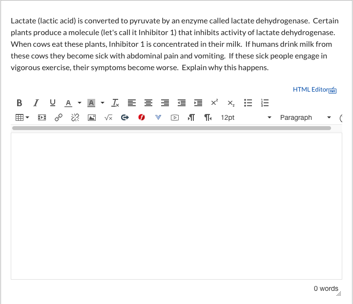 Solved Lactate (lactic acid) is converted to pyruvate by an | Chegg.com