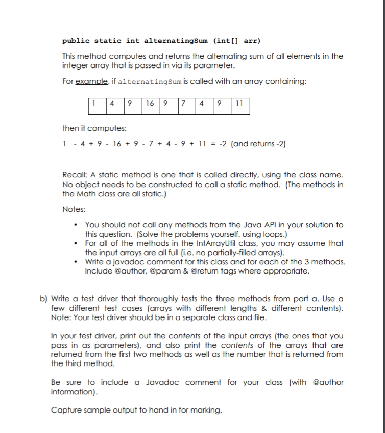 Solved 1. Preliminary Nested-Loop Exercises: a) Tracing (No | Chegg.com
