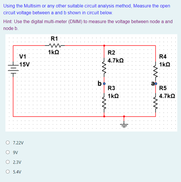 Solved Using the Multisim or any other suitable circuit | Chegg.com