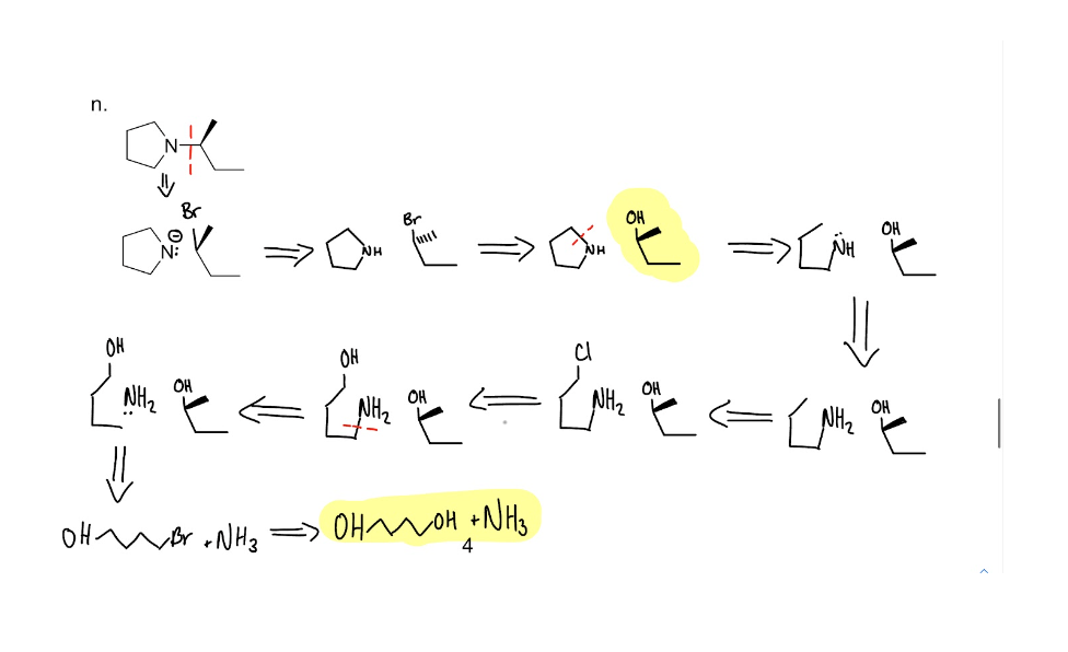 Solved Organic Chemistrynarrate the retrosynthetic analysis | Chegg.com